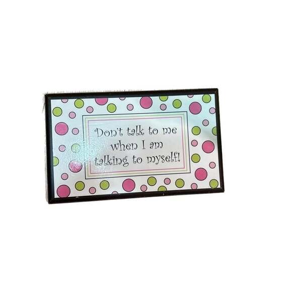 Unbranded | Wall Decor | Polka Dot Sayings Wooden Plaque | Poshmark
